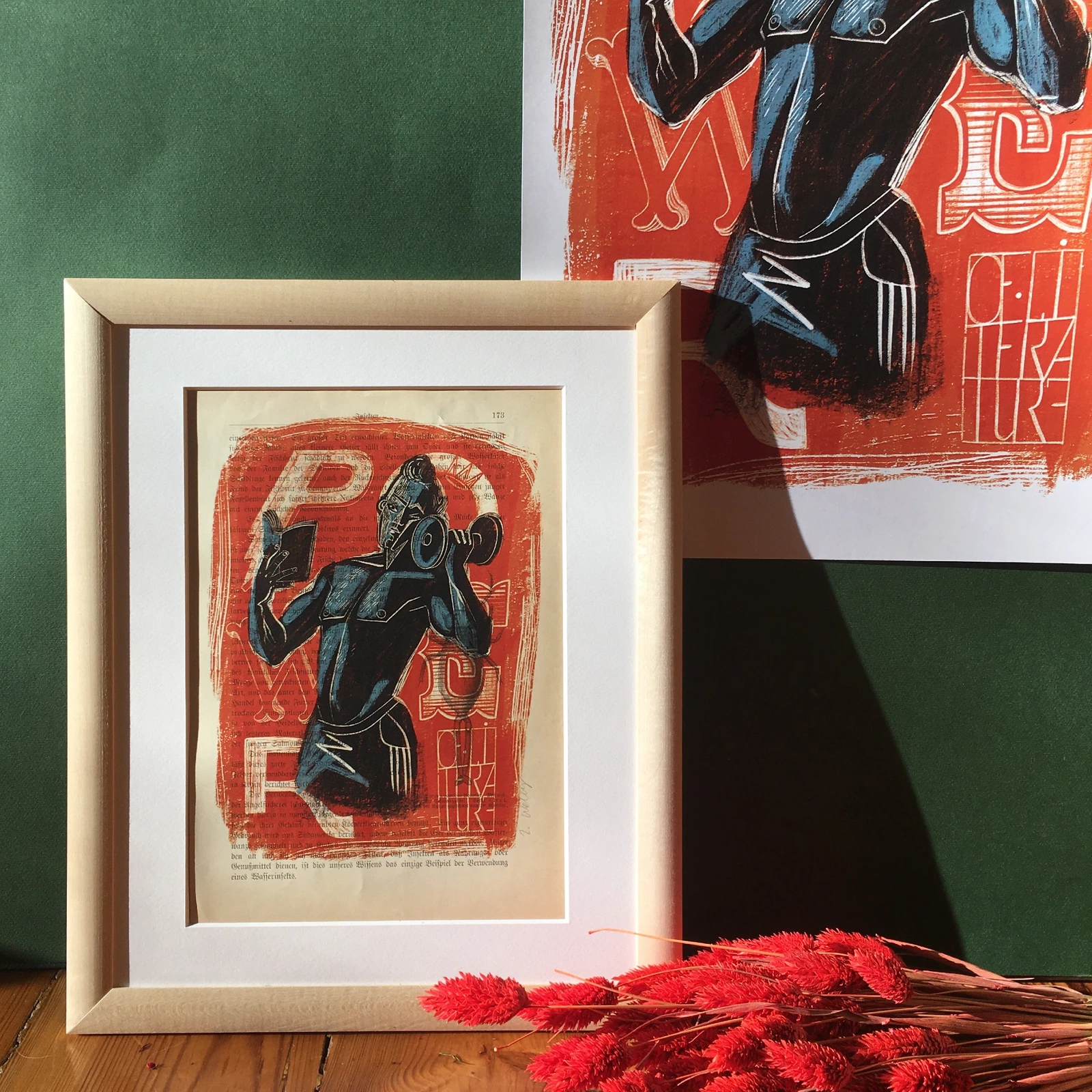 power of literature poster 19,1x26 cm na stronach książek | Posters ...